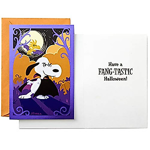 Hallmark Peanuts Halloween Cards (6 cards with Envelopes)