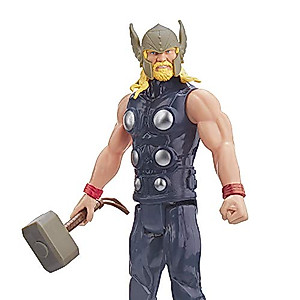 Avengers Marvel Titan Hero Series Blast Gear Thor Action Figure, 12" Toy, Inspired by The Marvel Universe, for Kids Ages 4 & Up