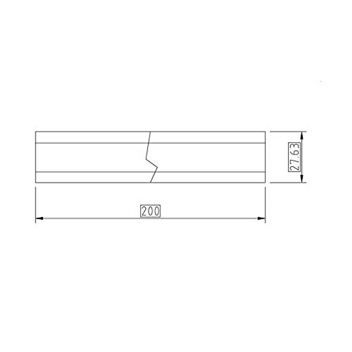 Guyker Two-Way Radius Sanding Block for Fret Leveling Fingerboard - Aluminum Sanding Beam Luthier Tool for Guitar & Bass Repair & Maintenance CNC Machined (1 Piece, Radius 12” + 16”)