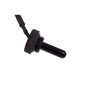Alphacool 17365 Eiszapfen Temperature Sensor Plug G1/4 - Deep Black Water Cooling Monitoring