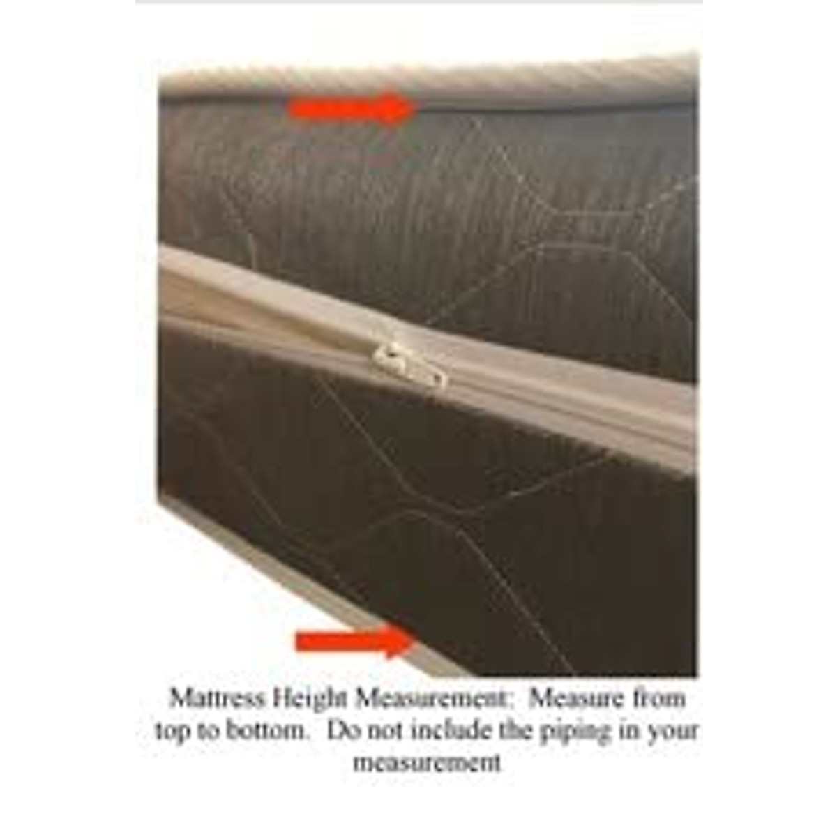 Magic Sleeper Mattress Euro Top Outer Shell King 76 x 80 (Fits Sleep Number 3000, 5000, 6000, C3, C4, P5, P6 Beds) (12" Height)