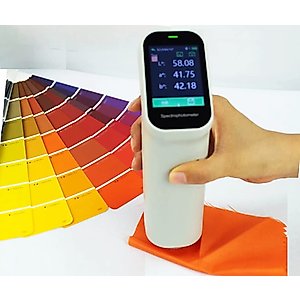 VTSYIQI Portable Digital Colorimeter Touch Screen Color Contrast Analyzer Equipment with Over 30 Measurement Indicators Evaluation Aperture 6mm D/8 SCI for Fluorescent Color Measurement