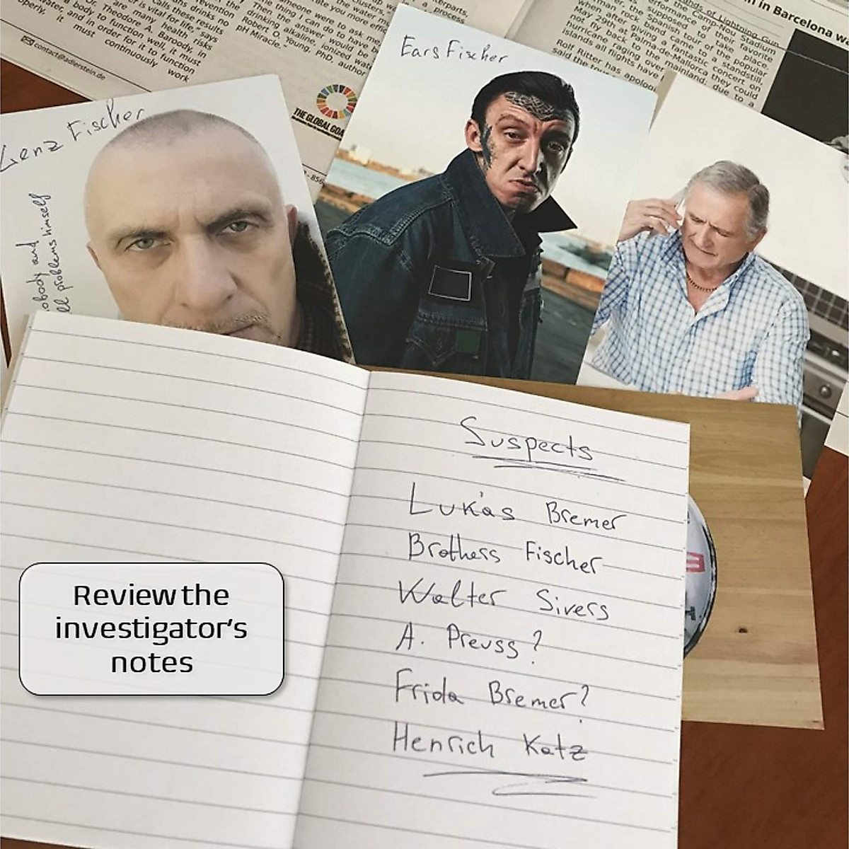 Murder Mystery Party Case Files: Fire in Adlerstein for 1 or More Players Ages 14 and Up