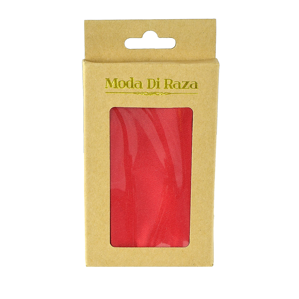 Moda Di Raza, Pocket square, Satin Finish Hanky, Men Handkerchiefs, Red handkerchief