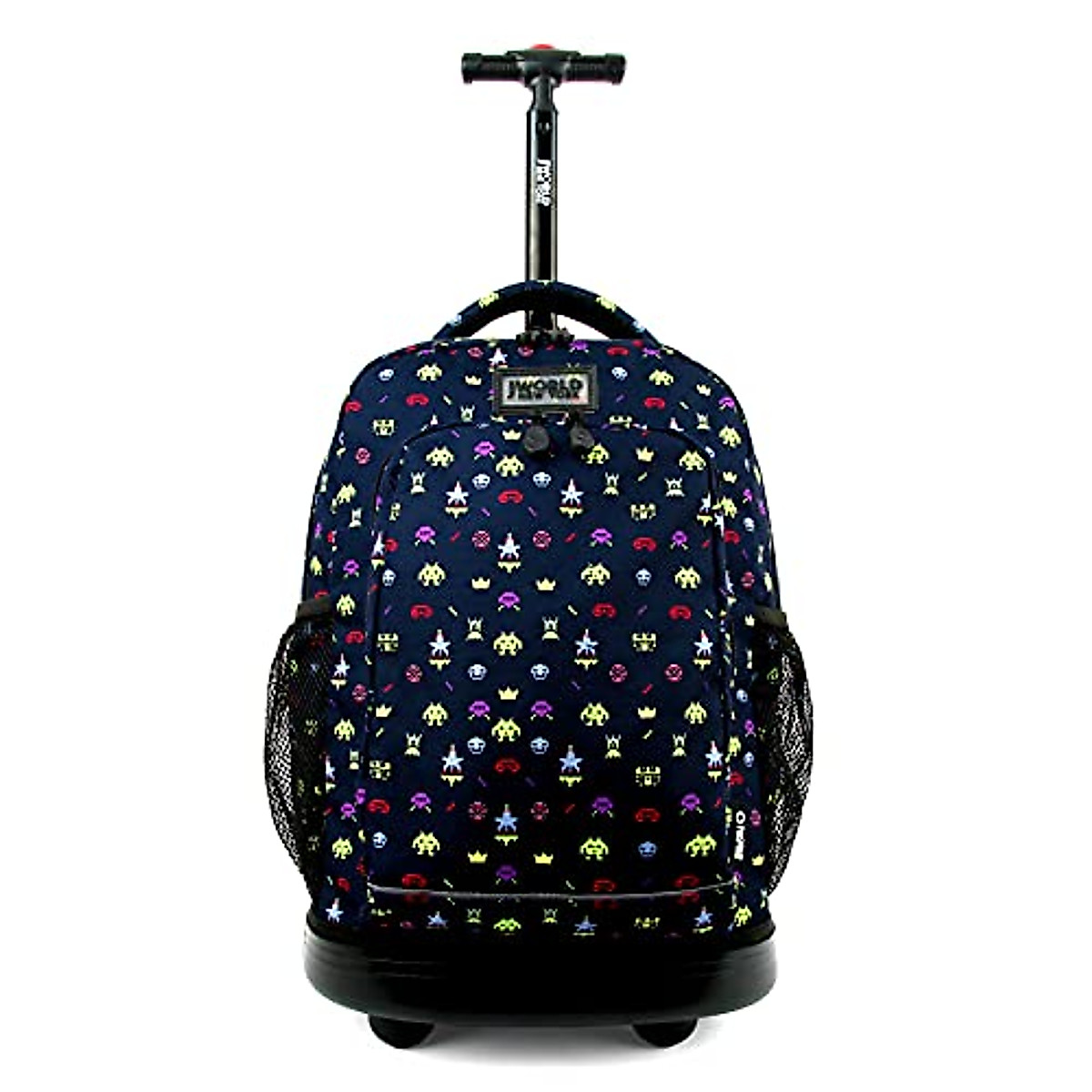 J World New York Sunny Rolling Backpack for Kids and Adults, Game, 17 X 11.5X 5.5 (H X W X D)