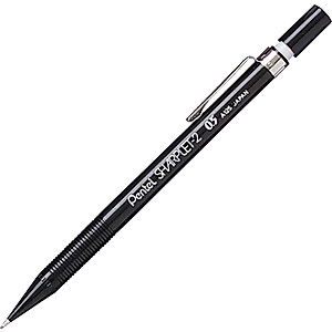 Pentel® Sharplet-2™ Automatic Pencil, 0.5 mm, Black, Pack Of 12