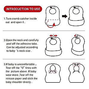 AiQiaoXin® 10PCS Baby Disposable Bibs-Individually Packaged,Soft, Leak Proof and Convenient, Suitable for Infants, Feeding, Traveling(Panda pattern)