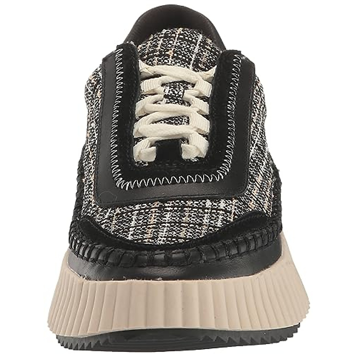 Dolce Vita Women's DOLEN Sneaker, Black Multi Woven, 7.5