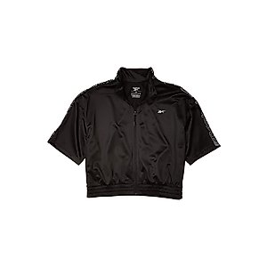 Reebok Workout Ready Meet You There Track Jacket, Black, 2X18W