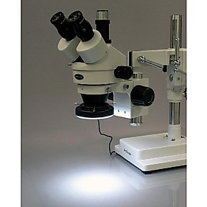 AmScope 78 LED Light Microscope LED Ring Light with Controller for Microscopes, Repairs, Inspections