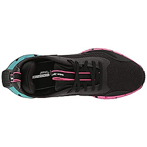 Reebok Women's Zig Dynamica Sneaker, Black/Proud Pink, 8.5