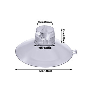 Saintrygo 40 Pcs Christmas Light Suction Cup Mini Window Suction Hook Xmas Suction Cup Clip for Hanging Christmas Light String Decoration No Tools Required