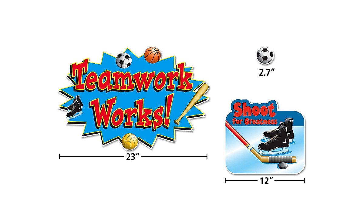 Sports & Teamwork Bulletin Board Set for Classrooms | Teacher Created ...