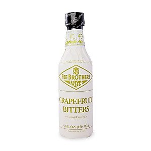 Fee Brothers Grapefruit Cocktail Bitters - Aromatic Cocktail Mixer & Concentrated Flavoring, Gluten Free, Vegan-Friendly, 5 fl oz