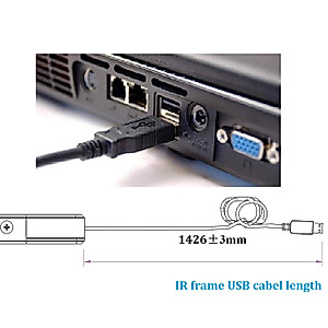 DeYoWo 86 Inch interactive 10 Points Infrared IR Touch Screen Overlay Frame Free Driver