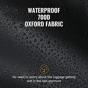 BougeRV Hitch Cargo Carrier Bag with Lock Waterproof Soft Shell 20 Cubic Feet (59" 24" 24") Cargo Bag for Hitch Carrier Include 8 Reinforced Straps for Truck Pickup RV All SUV with Hitch Cargo Basket