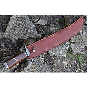 Perkin Outstanding Value - Custom Handmade Damascus Hunting Knife - Mini Sword