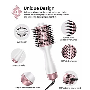 One-Step Professional Hair Dryer Brush, Volumizer, Straightener and Curler by JONIK BEAUTY AND FASHION!