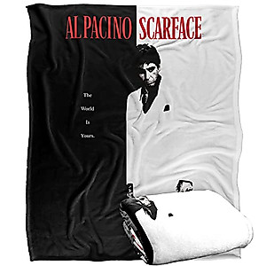 Scarface Poster Officially Licensed Silky Touch Super Soft Throw Blanket 50" x 60"