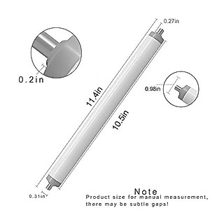 StarRoad PVC high-Speed Rolling Mouse Trap Bucket Mousetrap Continuous Capture Log Catch Mice Rat Traps Include No Need Drilling Required Fit 5 Gallon Buckets (White)