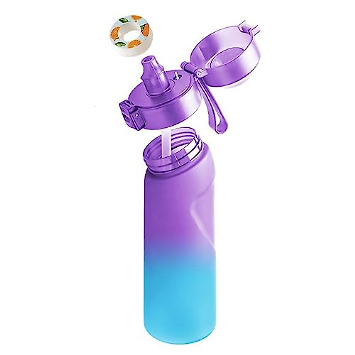 hixswnu 4PCS Water Bottle Flavor pods, air up Scent Fruit Flavour 0 Sugar Water Drink Bottle Accessory Flavor Pod for Water Bottles 14 Flavors,007