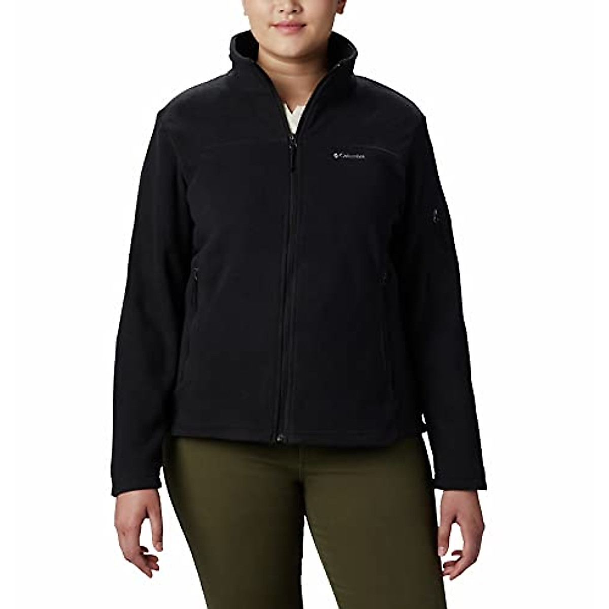 Columbia Women's Fast Trek II Jacket, Black, 2X Plus