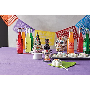 Enesco Jim Shore Heartwood Creek Halloween Day of The Dead Gnome Figurine, 6.1 Inch, Multicolor