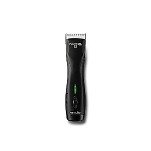 Andis Pulse Zr II 5-Speed Detachable Blade Clipper, Cordless, Removable Lithium Ion Battery - Black, dogs