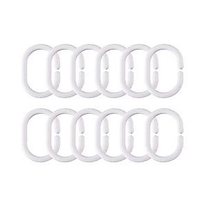 WellColor Shower Curtain Liner 75 Inches Long, 3D EVA Translucent Heavy Duty Weighted Vinyl Shower Liner with 3 Strong Magnets for Bathroom Spa Hotel, Pebble, 72x75 Inch