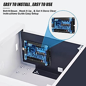 Monport K40 Laser Engraver Motherboard Upgrade Controller Compatible with lightburn for 40w Laser Engraver Lightburn Compatible，Acrylic Protection and Quiet Drive for CNC CO2 Laser Engraver Machines