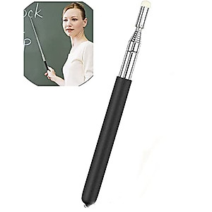 Telescopic Teachers Pointer,Hand Pointer Telescopic Retractable Pointer, Handheld Presenter Classroom Whiteboard Pointer,Teaching Pointer Extended to 39 Inches (1)