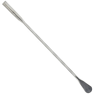 Heathrow Scientific HD15909 Spatula with Flat End and Spoon End, 9" Overall Length