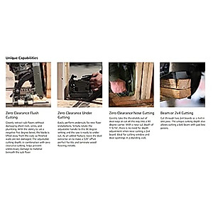 Cuz-D Straight Flush Circular Saw Combo Pack - Saw plus FREE Addional 28 tooth blade