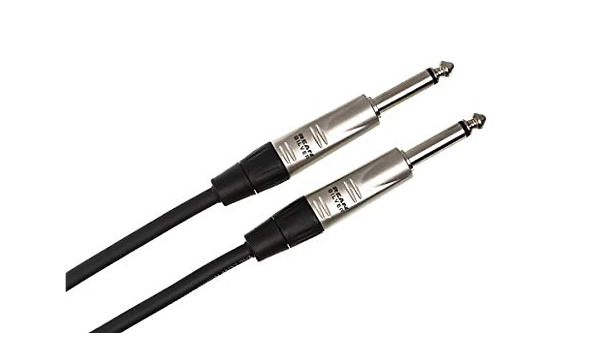 Hosa HPP-005 Pro Interconnect Cable - 1/4 in TS, 5 ft | Rugged & Clear