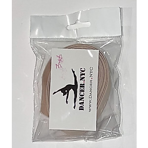 Pillows for Pointes Solid Pointe Shoe Elastic - 3 Yards - Universal Pink