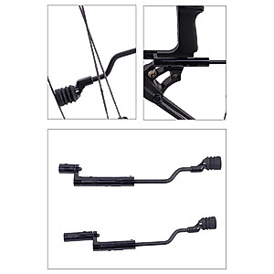 AMEYXGS String Stop Bracket String Decelerator Compound Bow Vibration Balance Stabilizer (Black)