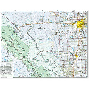 Southwest Alberta and Southeast British Columbia Map | Gem Trek Maps