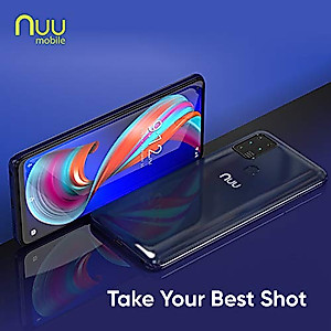 NUU Mobile G5 Unlocked Android 10 Smartphone Cell Phone (4G LTE 64GB + 4GB RAM) Ultra-Wide HD+ Screen, Long-Lasting Battery