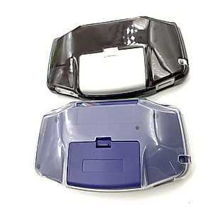 TPU Protective Case Shell Cover for GBA Gameboy Advance Replacement Transparent Black