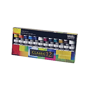 Liquitex Professional Heavy Body Acrylic Paint Set, Classic 12 (101038)