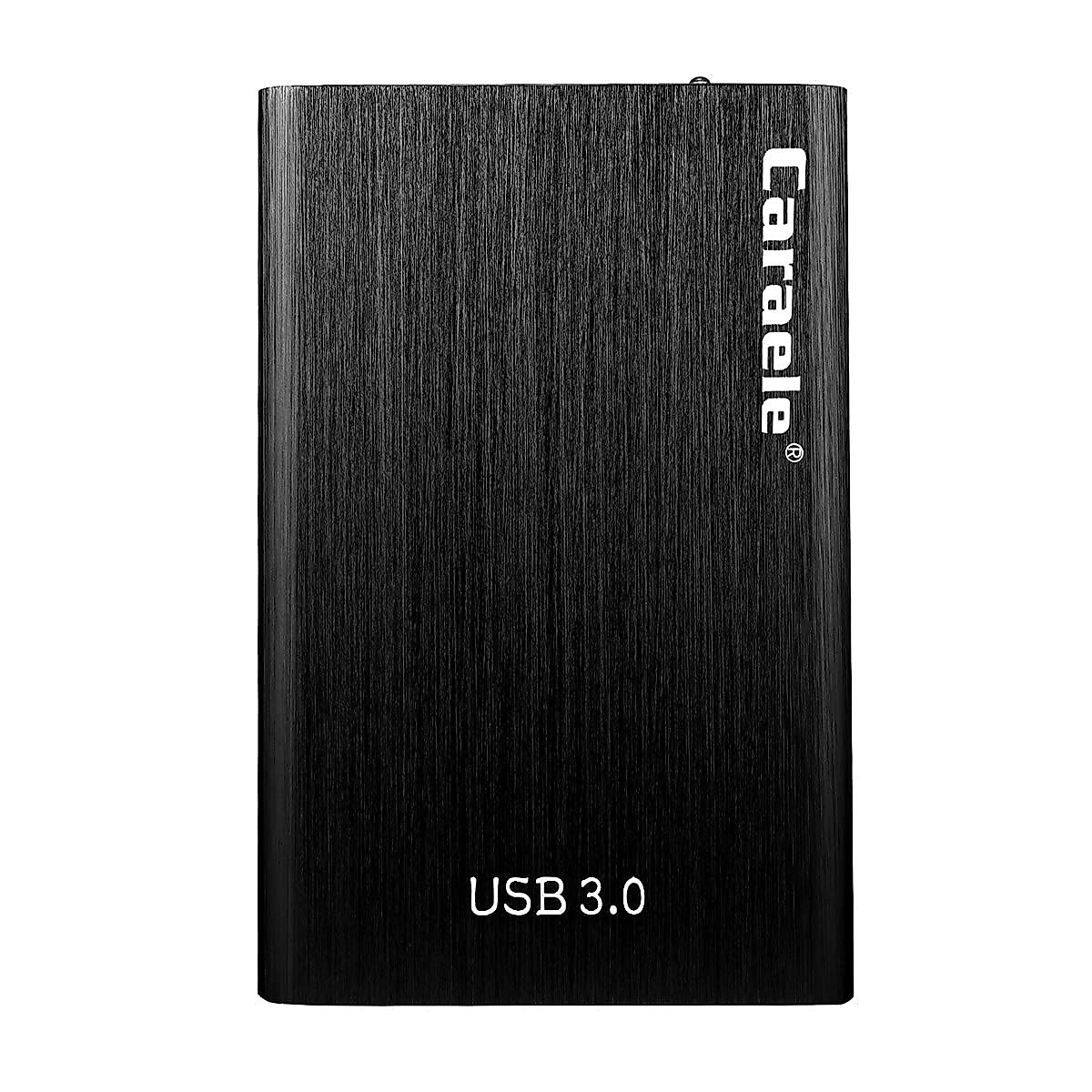 PANGQIE Portable SATA External Hard Drive HDD 2TB 1TB 500GB USB3.0 Ulra-Fast File Transfers (2TB, Black)