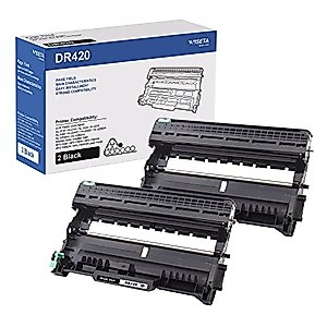 DR 420 Brother Drum Compatible Drum Unit Replacement for Brother DR420 Drum Unit Use with Brother HL-2270dw HL-2280dw MFC-7360n Drum MFC 7860dw Drum HL-2130 HL-2220 HL-2230 Printer(2 Black)