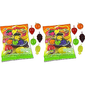 Din Don Fruity's JU-C Jelly Fruit Snacks Pack of 2