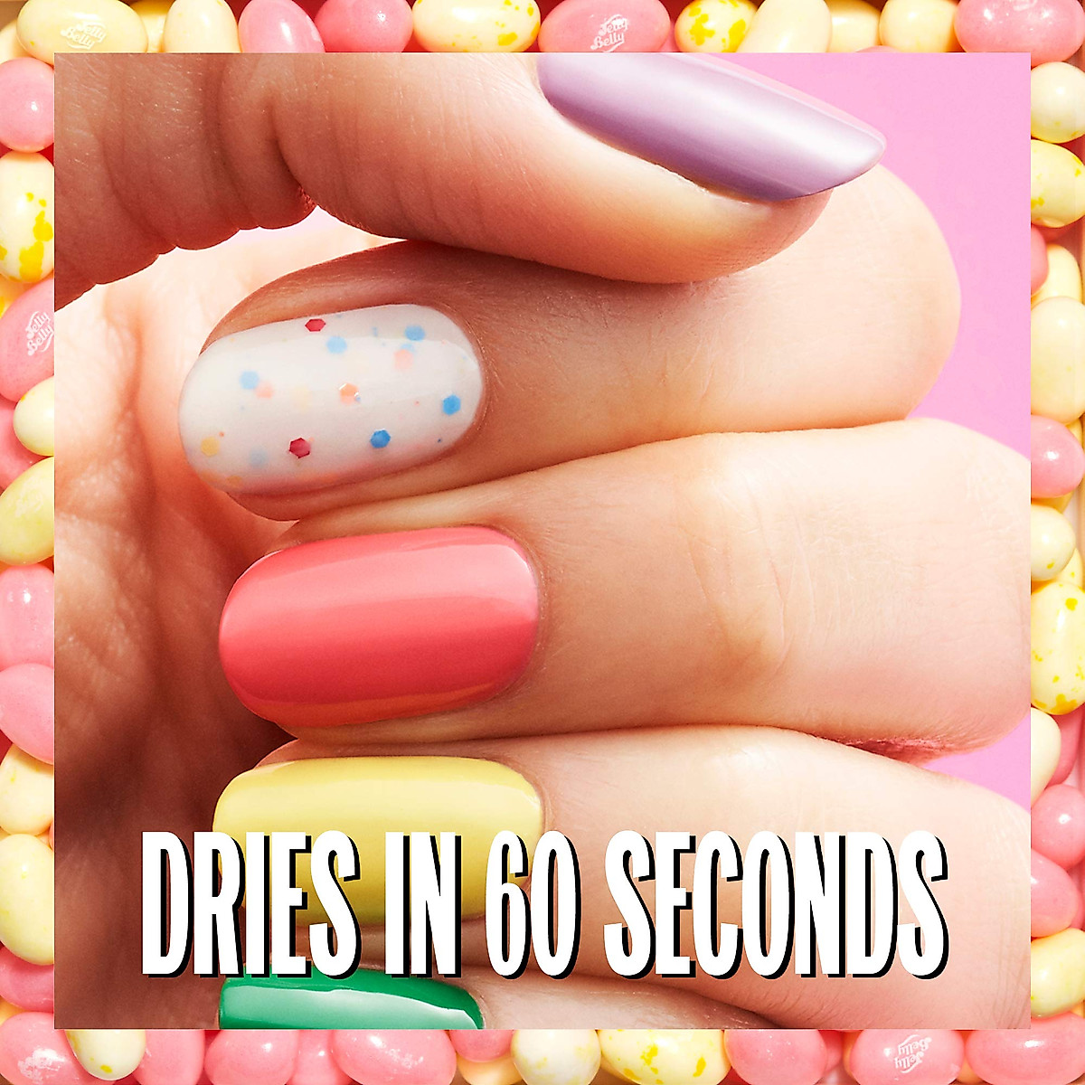 Sally Hansen Sally Hansen Insta Dri Nail Color X Jelly Belly, Tutti-fruitti, 31 Fl Ounce, Tutti Frutti, 0.31 Fl Ounce