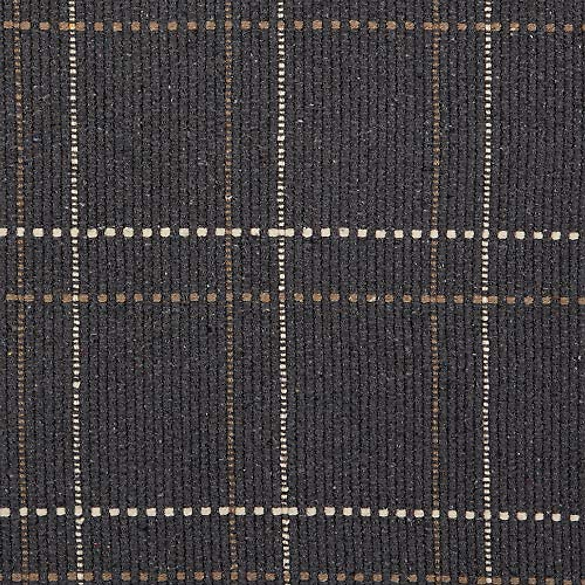 DII Woven Rugs Collection Recycled Yarn, Reversible, 2x3' Area Rug Set, Mineral Plaid, 2 Piece
