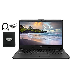 HP 2021 14 inch HD Laptop Newest for Business and Student, AMD Athlon Silver 3050U (Beat i5-7200U), 16GB DDR4 RAM, 512GB SSD, 802.11ac, WiFi, Bluetooth, HDMI, Windows 10 w/HESVAP 3in1 Accessories
