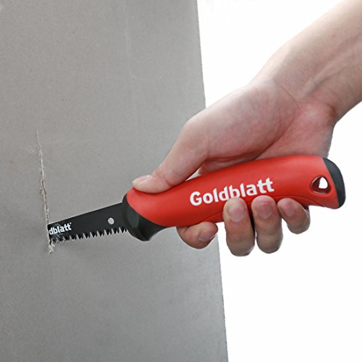 Goldblatt Drywall Saw - 6-inch Jab Saw, Keyhole Saw with Soft Grip Handle, Hand Saw, Sheetrock Saw, Wallboard Saw with 8-TPI Bi-metal Blade