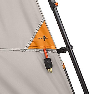 Bushnell Instant Tent | 6 Person / 9 Person / 12 Person Instant Tents Cabin Design Perfect for 3 Season Family Camping Essentials, Hunting, and Fishing with Fast Setup (6 Person)