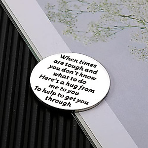 Pocket Hug Token Get Well Soon Gifts for Women Men Friendship Gifts for Women Friends Cancer Survivor Gifts for Women Birthday Graduation Gifts for Her Him Long Distance Relationship Christmas Gifts