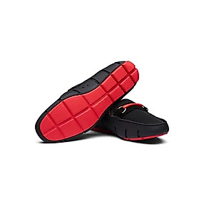 SWIMS Men's Sporty Bit Loafer, Black, 9